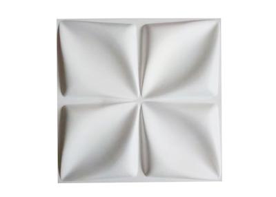 China 500x500mm PVC 3D Diamond Gold Wall Panel - Waterproof Fireproof Decorative Surface for Indoor Outdoor Use for sale