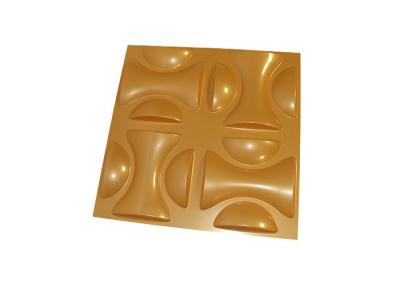China 3D PVC Wall Panel Geometric Decorative 500×500mm & 300×300mm Sizes - Waterproof Fire-Resistant for sale