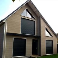 China Multiple Colors HDPE 219x26mm WPC Wall Cladding Exterior Decoration Material for sale