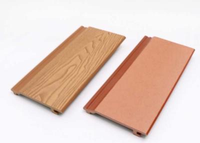 China Multiple Colors HDPE 148x21mm Exterior WPC Wall Panel Decoration Material for sale