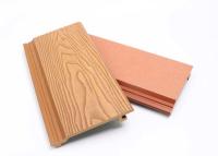 China Multiple Colors HDPE 148x21mm Exterior WPC Wall Panel Decoration Material for sale