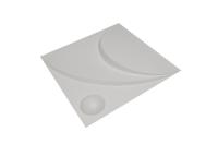 China Fireproof PVC 3D Wall Panel 500x500mm for Modern Interior Decoration - Waterproof & Sound-Proof Design for sale