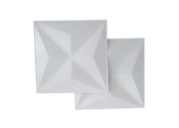China 500x500mm PVC Resin 3D Interior Wall Panel - Waterproof, Fire-Resistant for Home & Commercial Decoration for sale