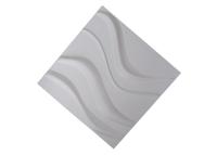 China 1mm Thick PVC 3D Wall Panels 19.7x19.7 Inch Square Shape Flexible Decorative Interior Tiles for sale