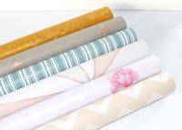 China Self-Adhesive PVC Wallpaper Roll 45cm/60cm x 10m Waterproof Luxury Home Decoration Material for sale