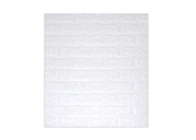 China 77x70cm 3D Brick PE Foam Wallpaper Self-Adhesive Wall Sticker Waterproof Fireproof for sale