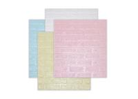 China 77x70cm 3D Brick PE Foam Wallpaper Self-Adhesive Wall Sticker Waterproof Fireproof for sale