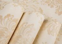 China PVC Self Adhesive Wallpaper Roll 0.45x10cm Waterproof Fireproof Embossed Surface for Indoor Wall Decoration for sale