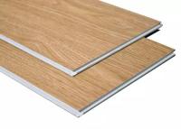 China 1220x180x4mm SPC Flooring Waterproof Wood Grain Click Lock Flooring with EN Bf1 Fire Rating for sale