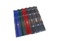 China ASA Synthetic Resin PVC Roof Tile Corrugated UPVC Plastic Roofing Sheets 1050/880mm Waterproof Fireproof for sale