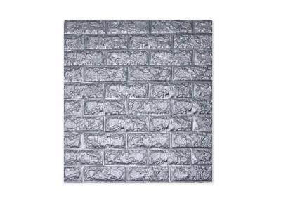 China Self-Adhesive 3D Foam Brick Wall Sticker Roll 70x77cm with 5-8mm Thickness for Interior Decoration for sale