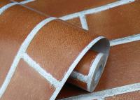 China Waterproof PVC Self-Adhesive Wallpaper 60cm x 5m/10m Roll with 3D Texture for Interior Decoration for sale