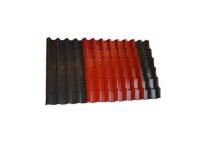 China Synthetic Resin U-Shape Solar Ceramic Roof Tiles 1.5-3.0mm Thickness with Colorful Coating for Warehouse and Farm House for sale