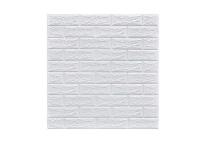 China Waterproof DIY 3D Foam Wallpaper Brick Pattern 70cm x 77cm Self-Adhesive Interior Decor for sale