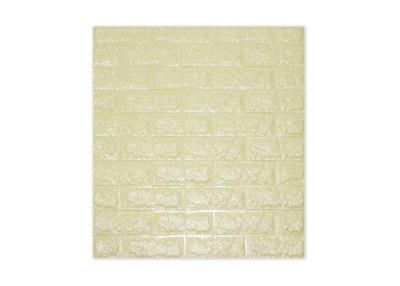 China 3D PE Foam Wallpaper 77x70cm Self-Adhesive Brick Design with 5-8mm Thickness for Sound Insulation and Waterproof Wall Covering for sale
