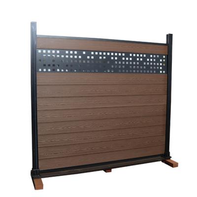 China WPC Composite Fence Panels 1.8x1.8m & 1.8x2.0m with 30-50 Year Warranty, UV Resistant and Waterproof for sale