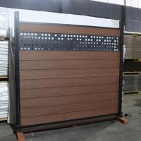 China WPC Fence Panels 180 × 25mm Waterproof Outdoor Composite with 30-50 Year Warranty and 60% Wood Fiber Construction for sale