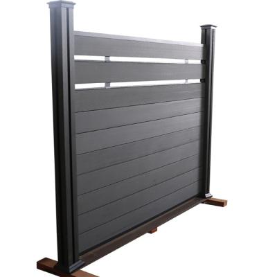 China Waterproof WPC Fence Panels 1.8x1.8m & 1.8x2.0m Outdoor Rotproof Composite Material for sale
