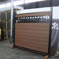 China Waterproof WPC Fence Panels 1.8x1.8m & 1.8x2.0m Outdoor Rotproof Composite Material for sale