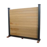 China Waterproof WPC Fence Panels 1.8x1.8m & 1.8x2.0m Outdoor Rotproof Composite Material for sale