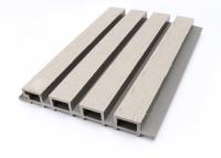 China Wood Grain Exterior WPC Wall Panel Outdoor Cladding Co Extrusion Fireproof for sale