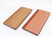 China Wooden Texture Wpc Wall Panel Cladding Luxury Eco Friendly Outdoor For Yard Decoration for sale