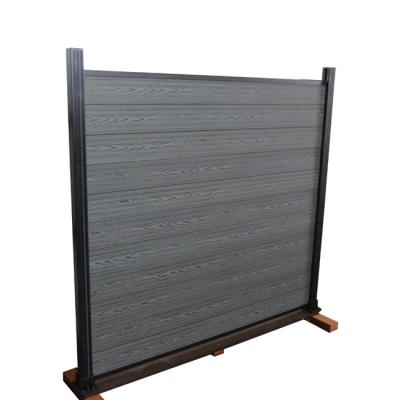 China Waterproof WPC Fence Panel 1.8x1.8m & 1.8x2.0m with Click System Installation for Outdoor Use for sale