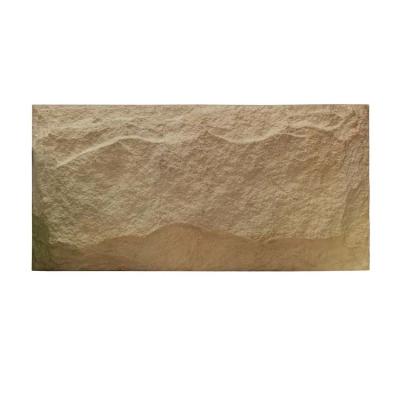 China Outdoor PU Stone Panels 1200×600mm Polyurethane Artificial Wall with 3D Embossing Surface for sale