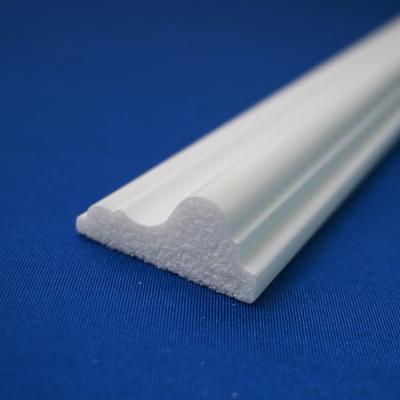 China PS Decorative Skirting Board 45x19mm 2.4m Length - Wood, Marble, Leather Finishes for Indoor Wall Decoration for sale