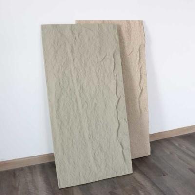 China 2mm Faux PU Stone Wall Panel 1220 × 2800mm Waterproof Polyurethane Mushroom Stone for Interior & Exterior Walls for sale