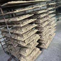 China Dark Grey PU Polyurethane Faux Mushroom Stone Wall Panel 1200x600mm Lightweight Waterproof for sale