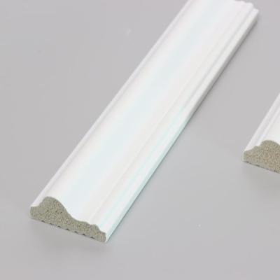 China White LED Skirting Board Moulding 2.9m Length with 5+ Year Warranty for Modern Interior Decoration for sale