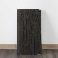China Dark Grey PU Mushroom Stone Wall Panel 120×60cm - Waterproof Fireproof Decorative Panels for Interior & Exterior for sale