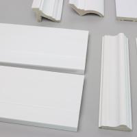 China Light Weight PS Skirting Board 20 Pcs Per Carton Flexible Polyurethane PU Injection Foam for Indoor Outdoor Decoration for sale