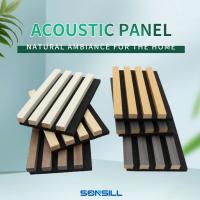 China Custom Polyester Fiber Acoustic Panel 100% Fireproof Soundproof Wall Mounted Square Shape for sale