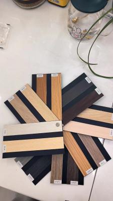 China 12mm Thickness Acoustic Wood Slat Wall Panel with Class A Sound Absorption for Commercial & Residential Use for sale