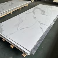 China High Glossy Marble Texture WPC Wall Panel 1220x2440mm 5mm Thickness with UV Coating for sale