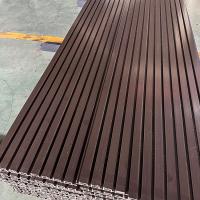 China WPC Fluted Wall Panels 219x26mm Exterior Co-extrusion Wood Plastic Composite Cladding - Waterproof & Fire Retardant for sale