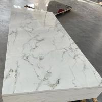 China Glossy/Matt PVC Marble Sheet For Interior Decoration for sale