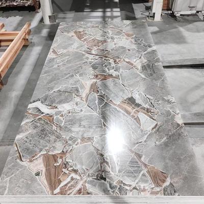 China Eco Friendly PVC Marble Sheet Waterproof marble uV board for indoor wall decoration easy installation for sale