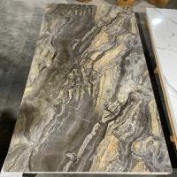 China 1220x2800mm Interior Decorative PVC Marble Sheet for sale