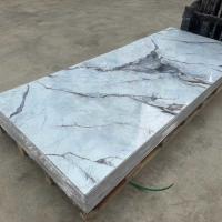 China 1220x2800mm Interior Decorative PVC Marble Sheet for sale