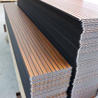 China PVC Fluted Wall Panel 5.95m Length Fireproof Interior Decoration Sheet with 35-70% PVC Content Options for sale