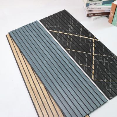 China Waterproof PVC Fluted Wall Panel 5.95m Length in 7mm, 8mm, 9mm Thickness for Living Room & Commercial Use for sale