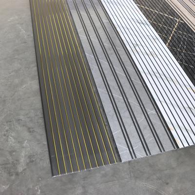 China Marble Pattern PVC Ceiling Panel 5.95m Length Wall Board - 7mm/8mm/9mm Thickness Lightweight Stone Alternative for sale