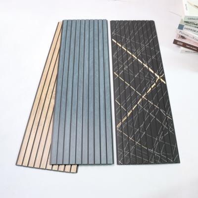 China Waterproof Fireproof PVC Wall Panel 5.95m Length 7-9mm Thickness for Bathroom Kitchen Interior Exterior for sale