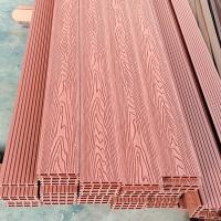 China Long-Life Outdoor WPC Decking | Waterproof Composite Wood Plastic Floor with Hollow Core Design for sale