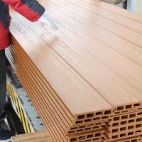 China Co-Extruded WPC Wall Decking | Waterproof Outdoor Composite Wood Plastic Flooring Solution for sale