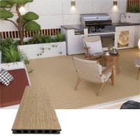 China Durable Outdoor WPC Decking | Hollow Structure Waterproof Composite Flooring for Garden & Landscape Use for sale