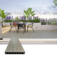 China Durable Outdoor WPC Decking | Hollow Structure Waterproof Composite Flooring for Garden & Landscape Use for sale